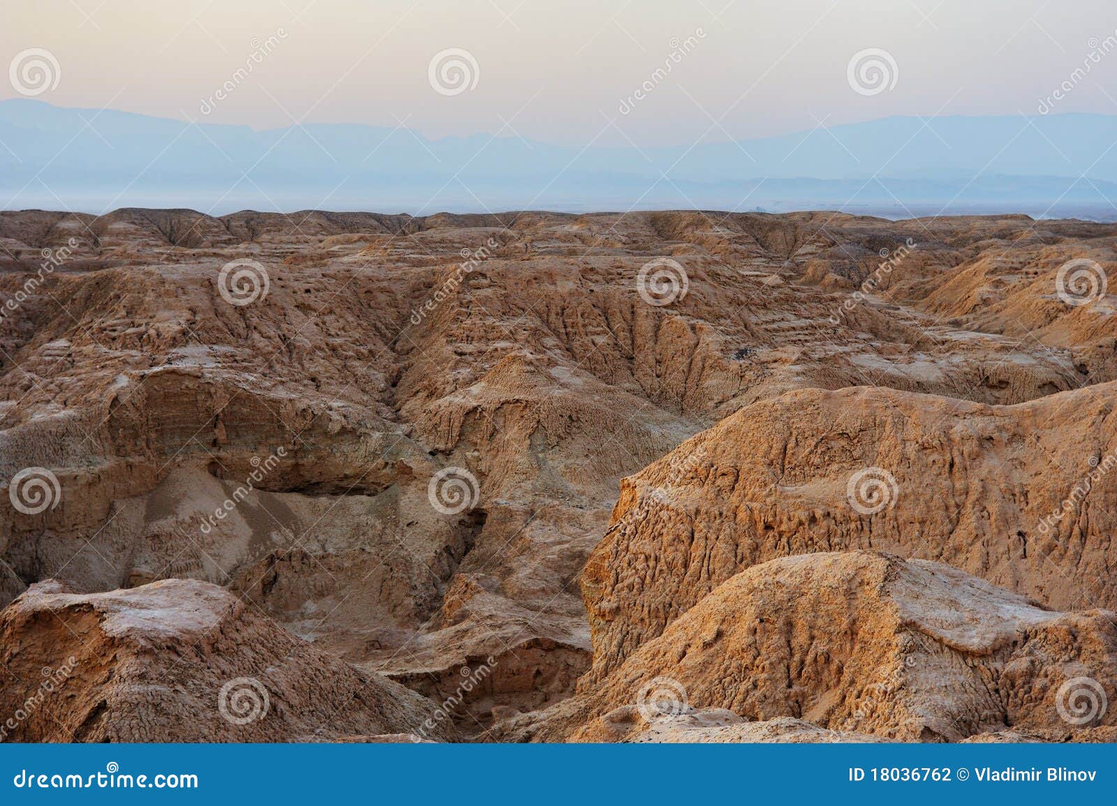 Arava Desert in the First Rays of the Sun Stock Photo - Image of nature ...