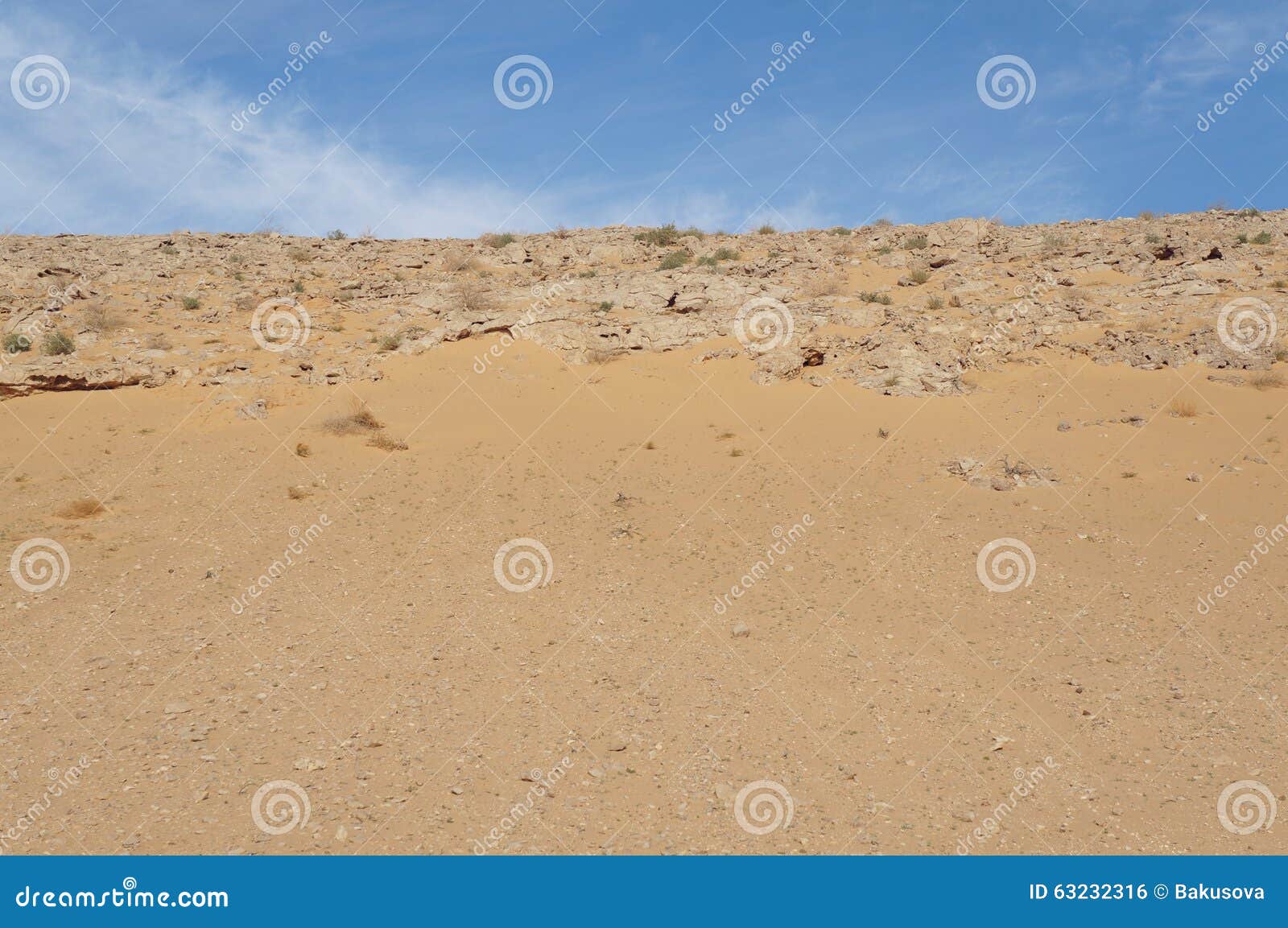 Arava desert stock photo. Image of foggy, arabah, hill - 63232316