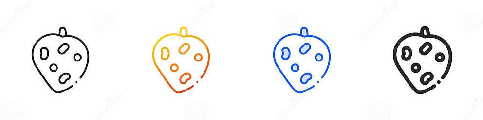 Araza Icon.Thin Linear, Gradient, Blue Stroke and Bold Style Design ...