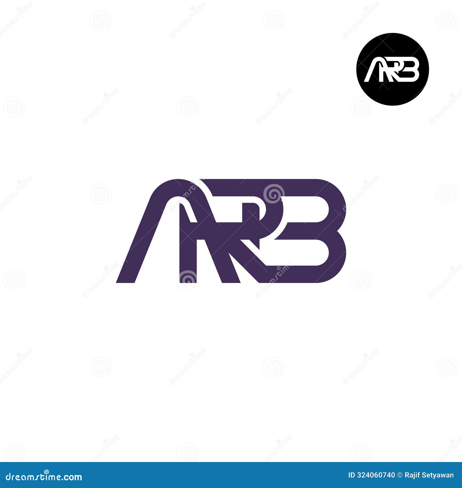 ARB Logo Letter Monogram Design Vector Illustration | CartoonDealer.com ...