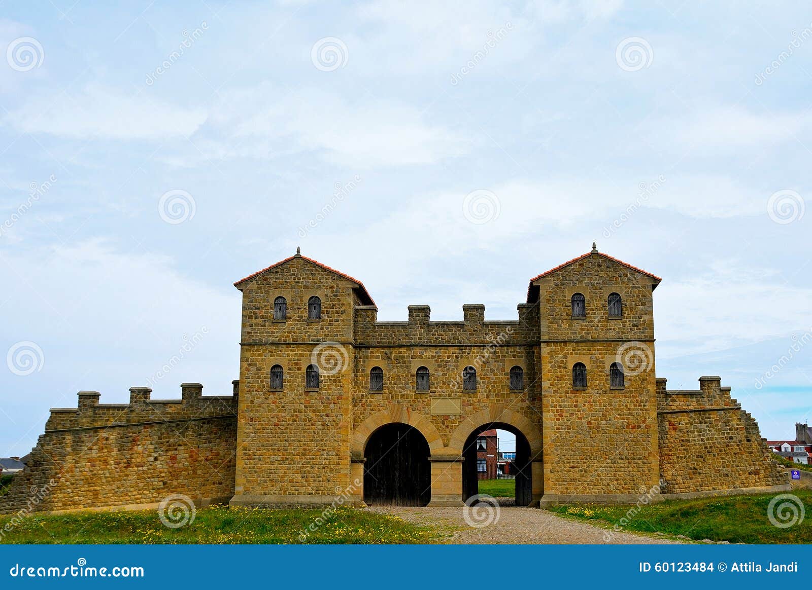 Arbeia Roman Fort, South Shields, England Stock Photo - Image of ...