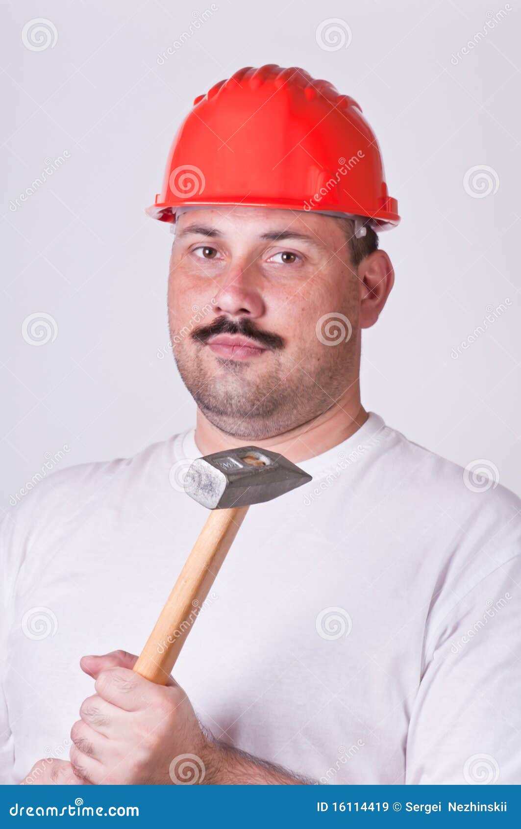 Arbeider stock afbeelding. Image of handwerkster, reparatie - 16114419