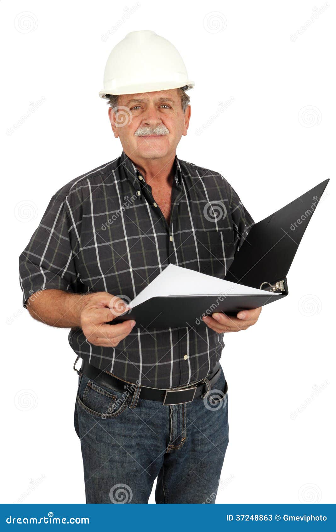 Arbeider stock afbeelding. Image of persoon, helm, beroep - 37248863