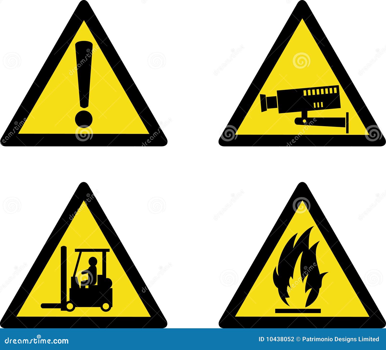 Sicherheitszeichen Am Arbeitsplatz