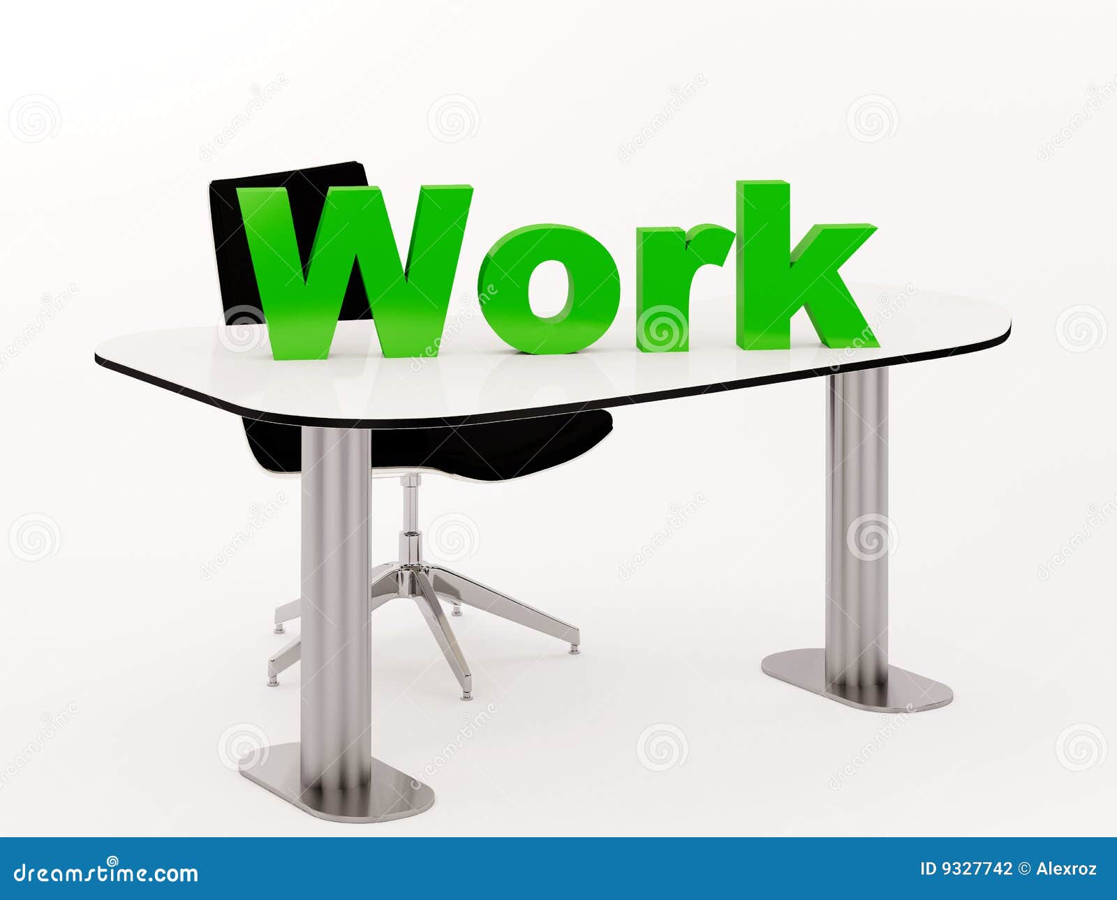 Arbete stock illustrationer. Illustration av tecken, tabell - 9327742