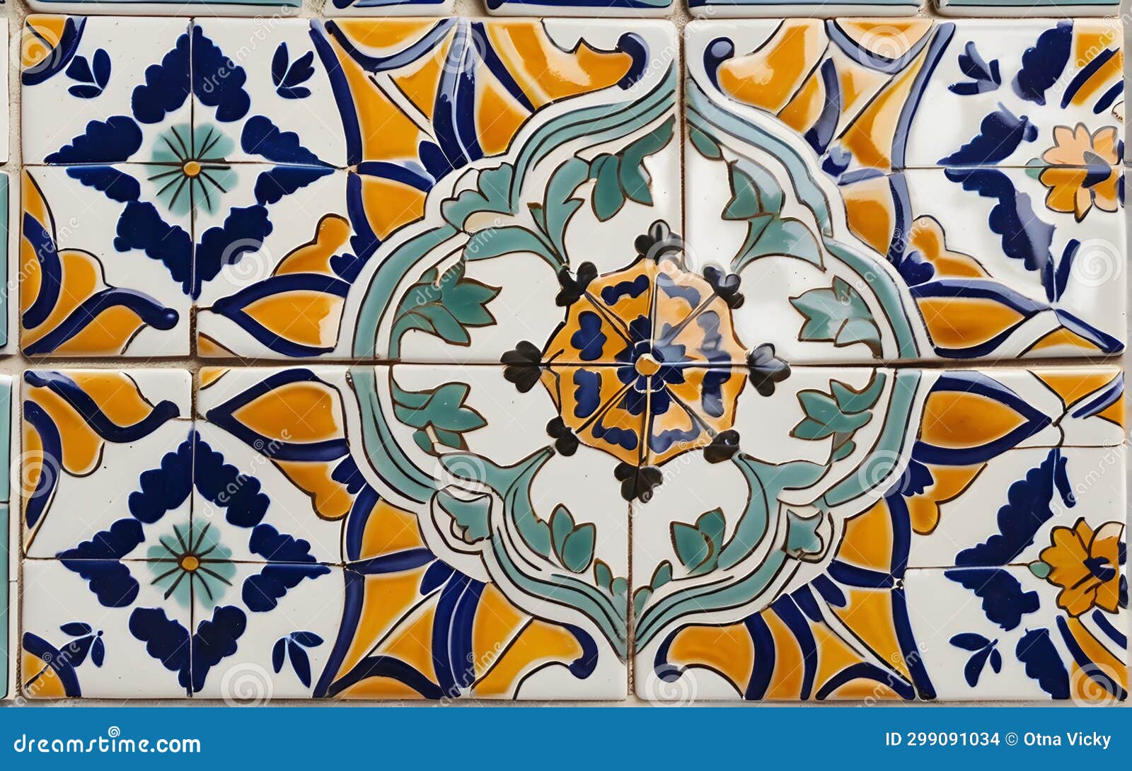 Arabic Ceramic Tile Texture, Classic and Old School with 8K Resolution ...