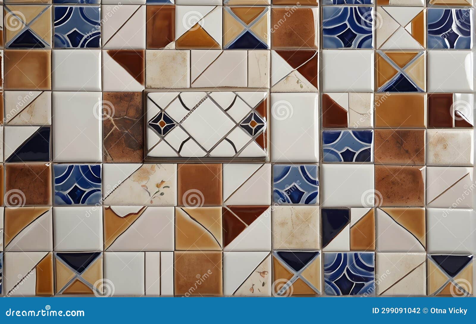 Arabic Ceramic Tile Texture, Classic and Old School with 8K Resolution ...
