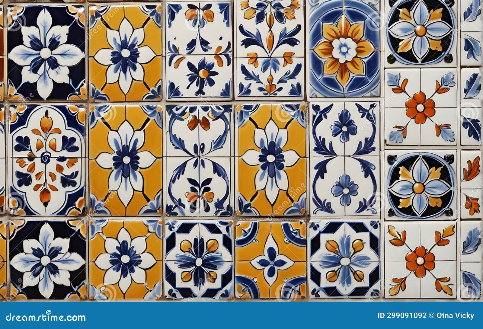 Arabic Ceramic Tile Texture, Classic and Old School with 8K Resolution ...