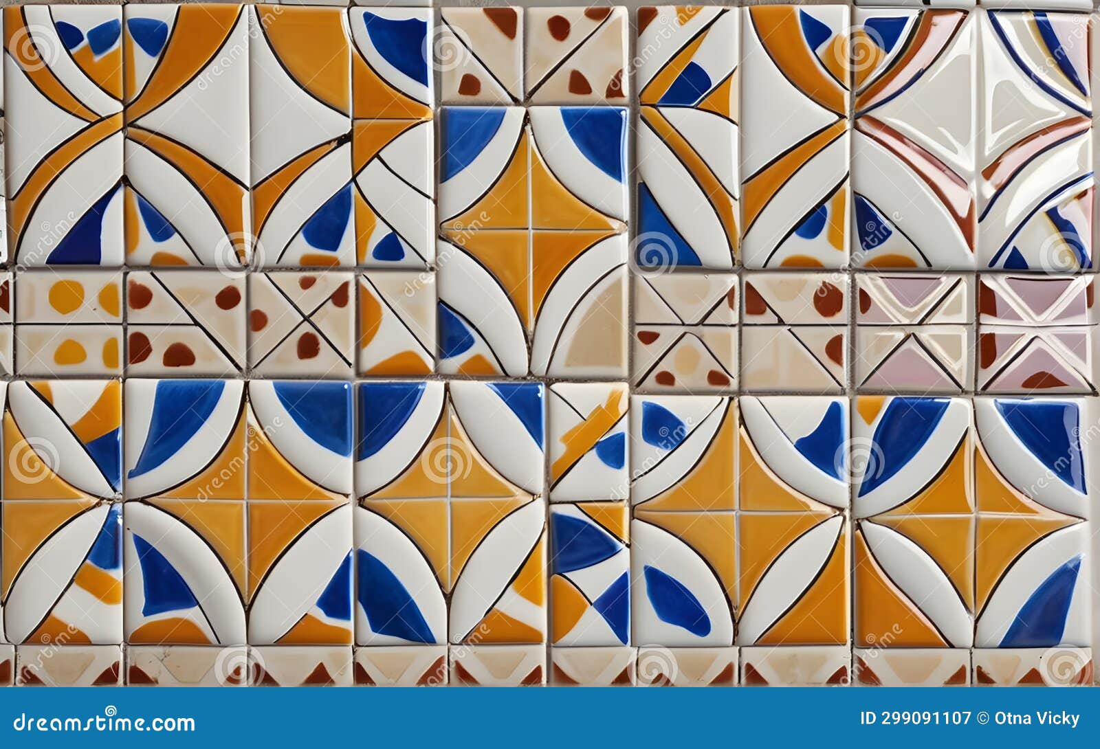 Arabic Ceramic Tile Texture, Classic and Old School with 8K Resolution ...
