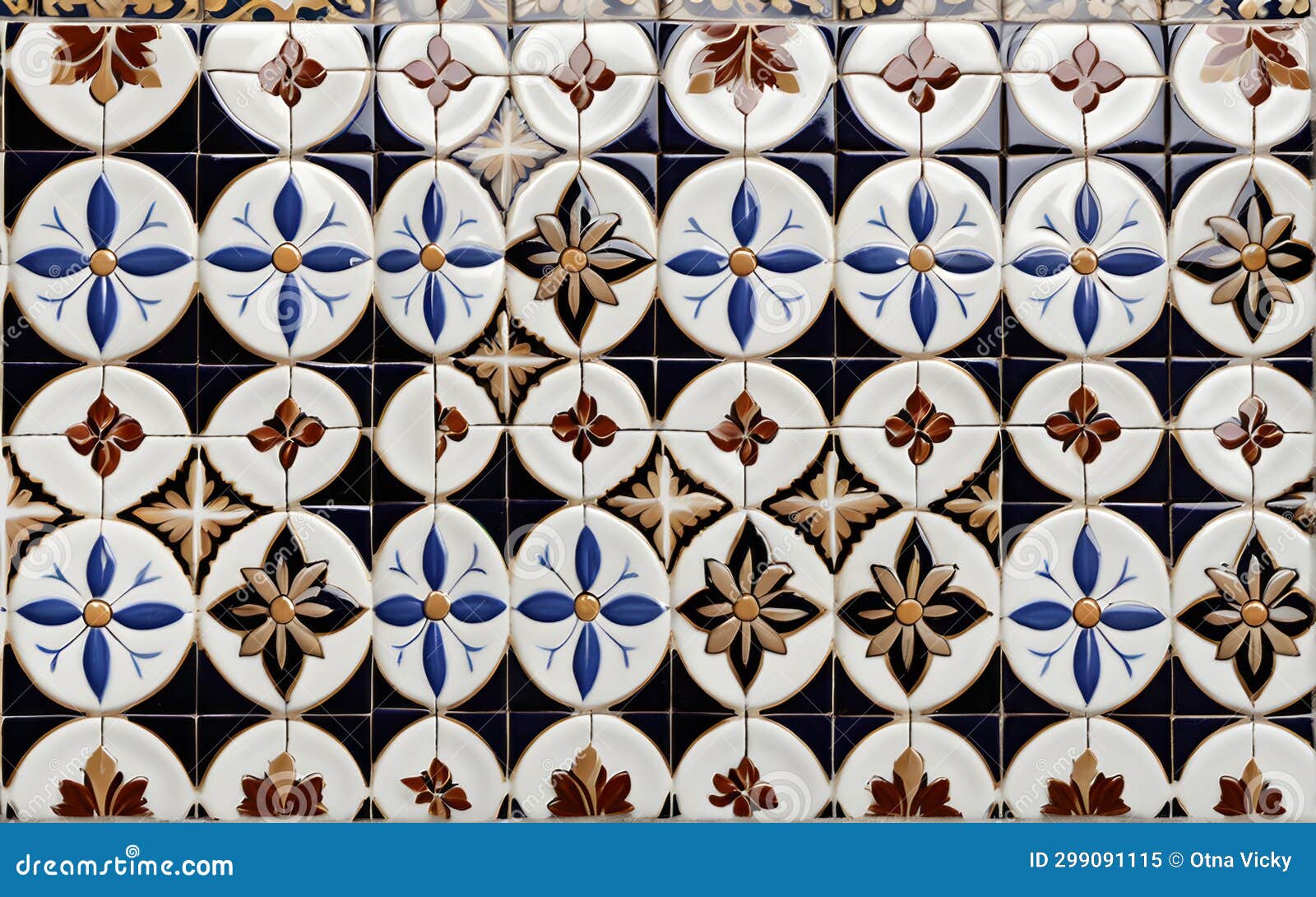 Arabic Ceramic Tile Texture, Classic and Old School with 8K Resolution ...