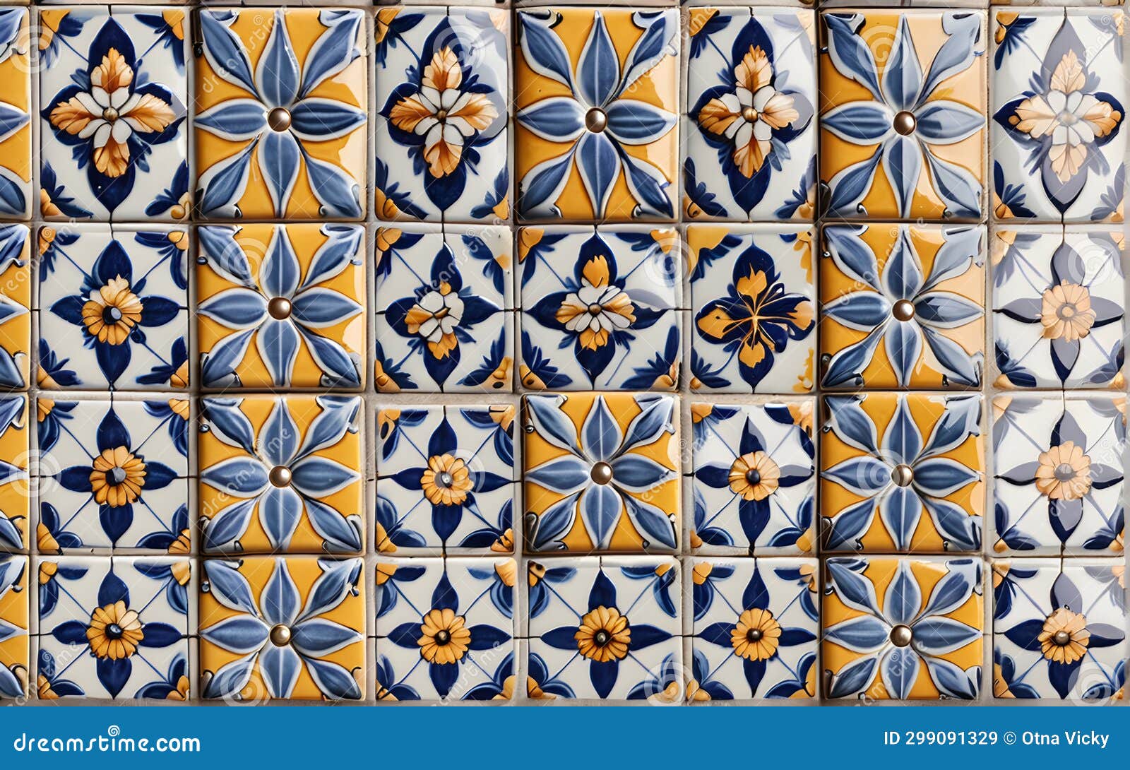 Arabic Ceramic Tile Texture, Classic and Old School with 8K Resolution ...