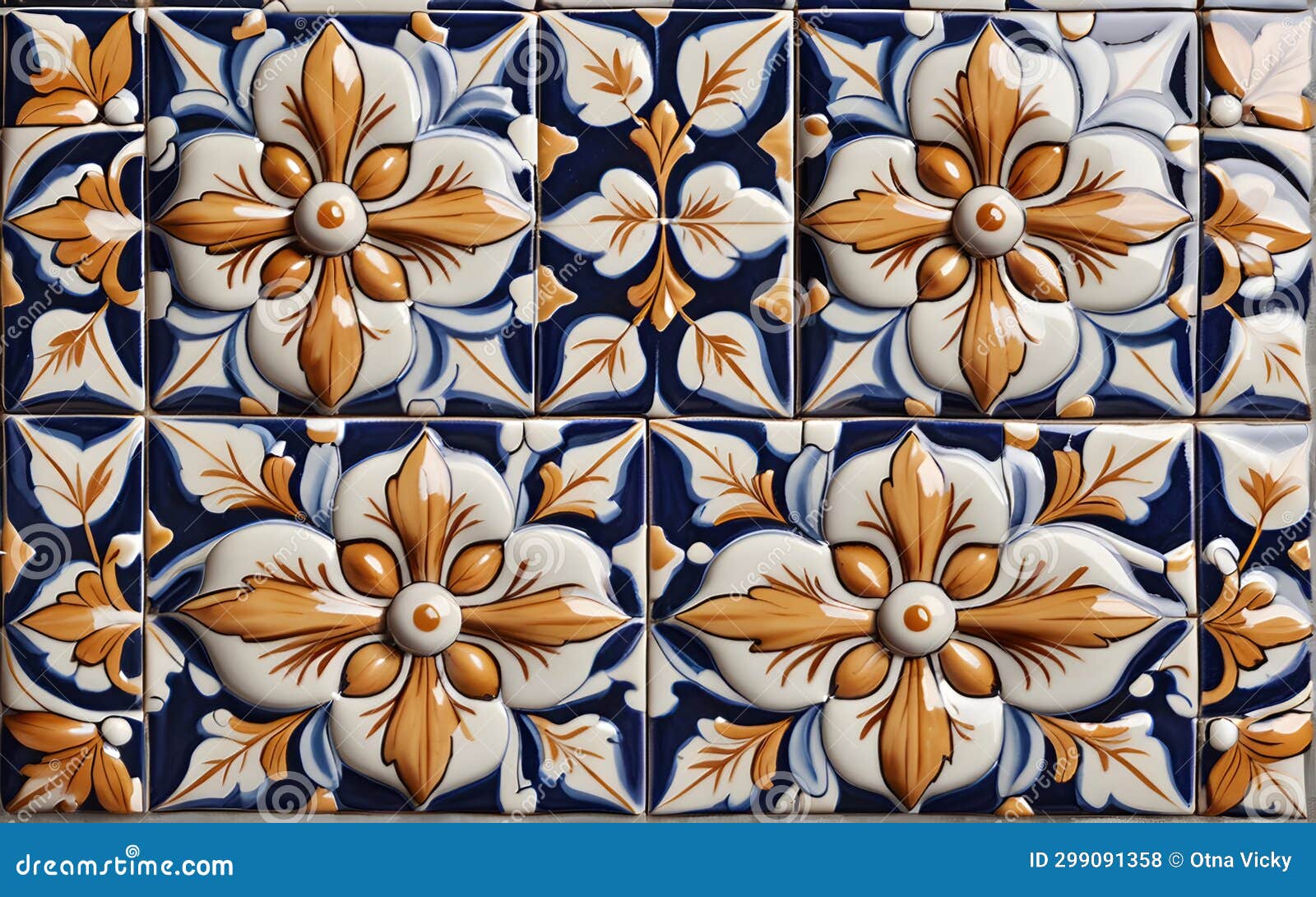 Arbic Ceramic Tile Texture, Classic And Old School With 8K Resolution ...