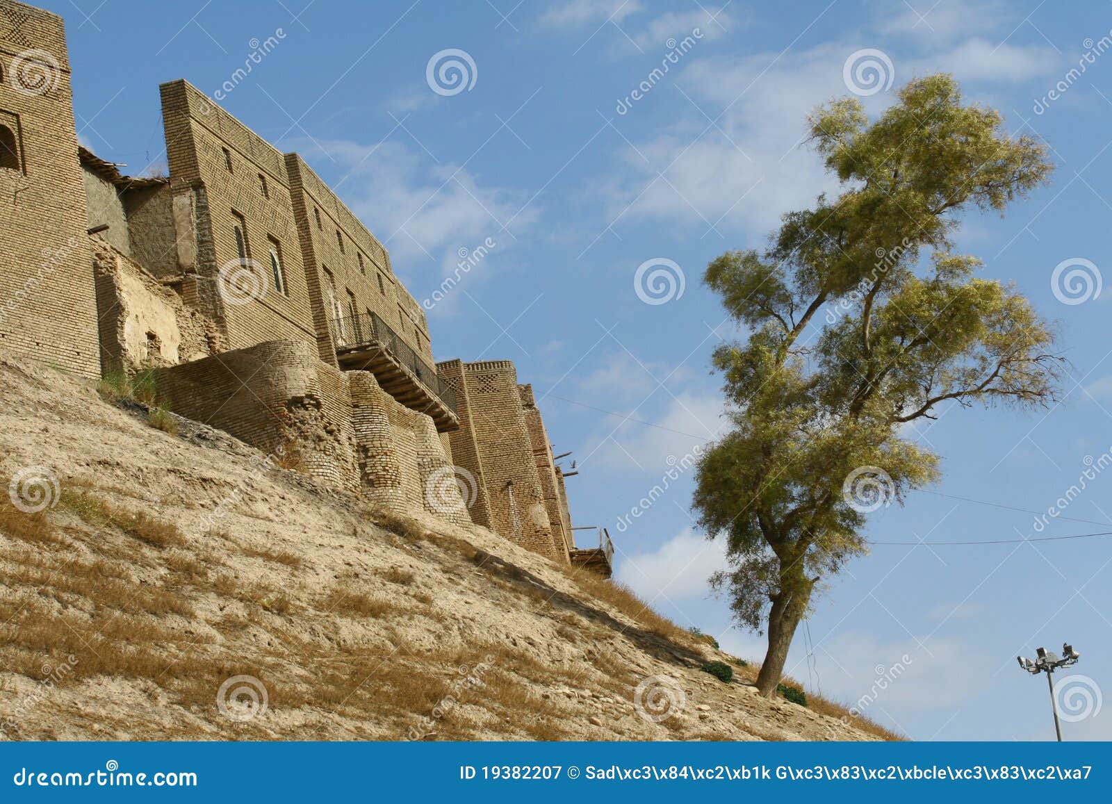 Arbil Castle stock image. Image of hawler, architecture - 19382207