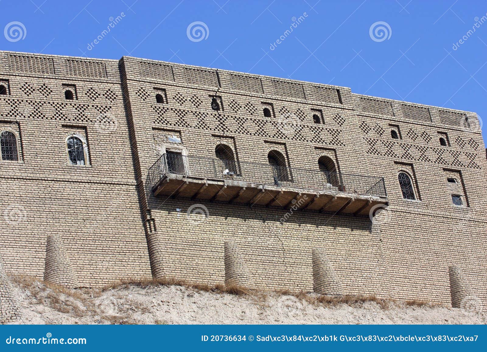 Arbil Castle stock photo. Image of kurdistan, castle - 20736634