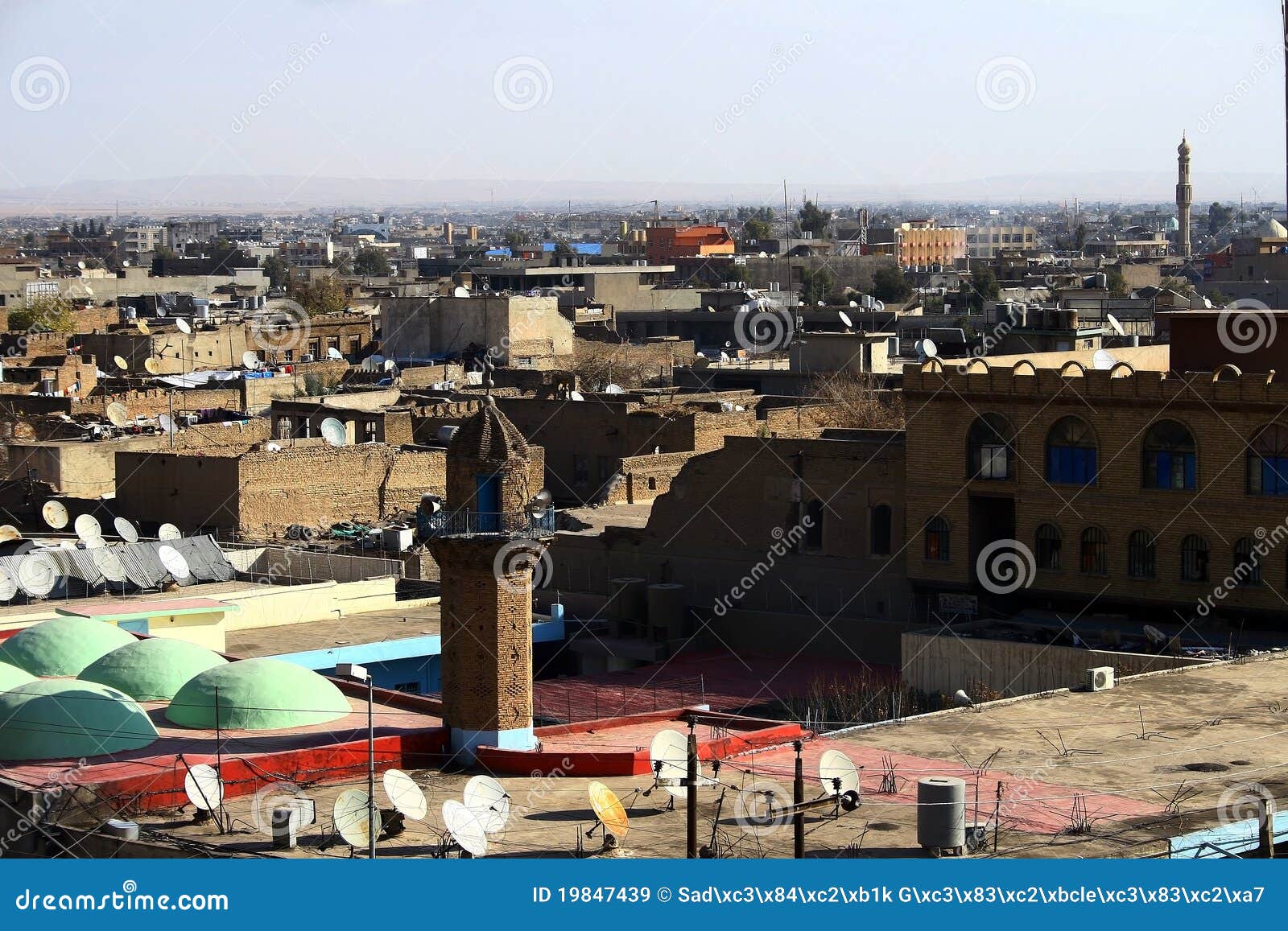 Arbil City stock image. Image of middle, east, minaret - 19847439