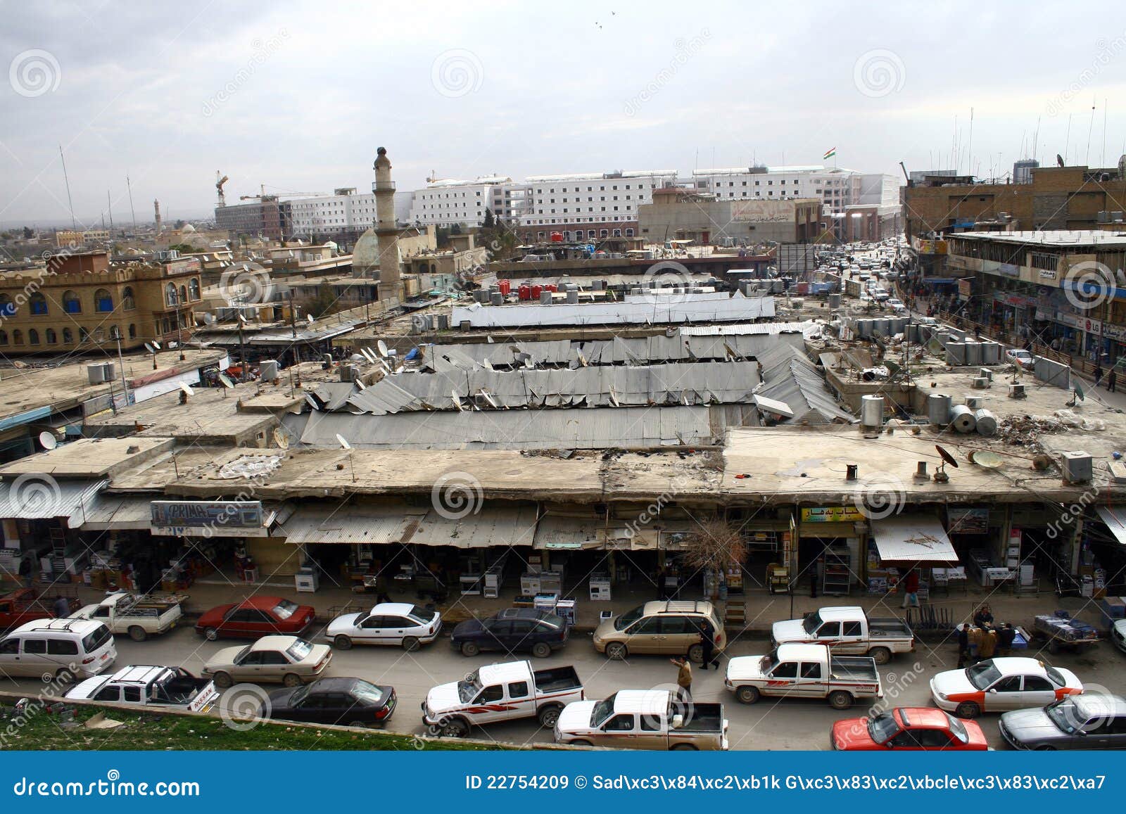 Arbil City editorial stock image. Image of erbil, city - 22754209