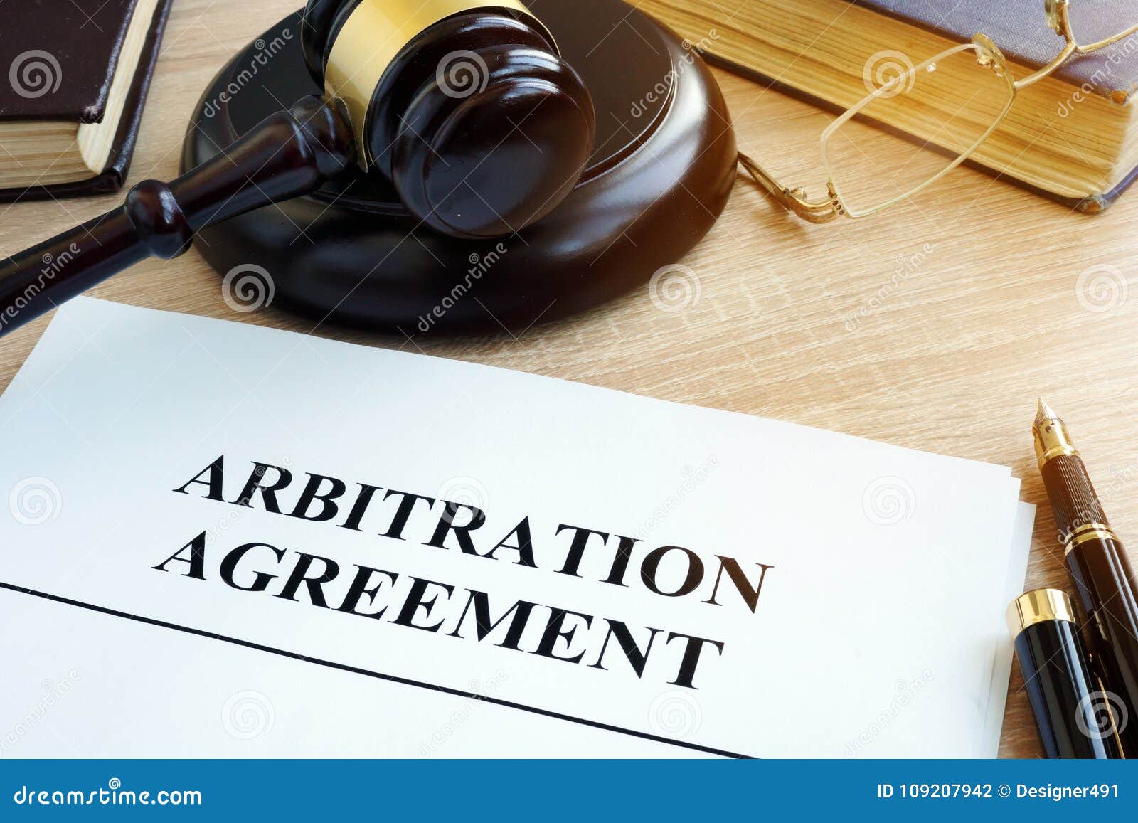 Arbitration Agreement Resolution of Commercial Disputes. Stock Photo ... Arbitration Agreement Resolution of Commercial Disputes. Stock Photo ...