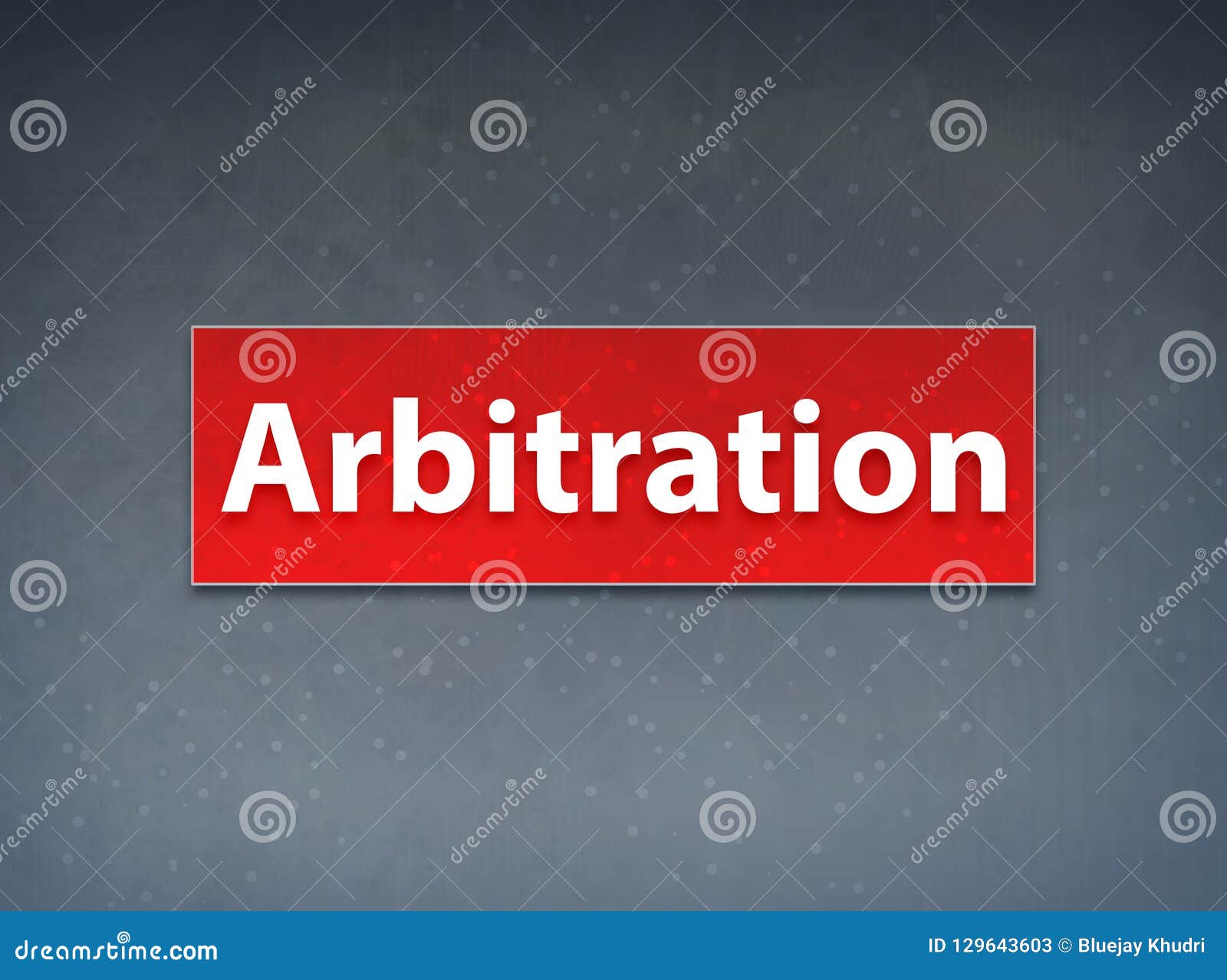 Arbitration Red Banner Abstract Background Stock Illustration ...