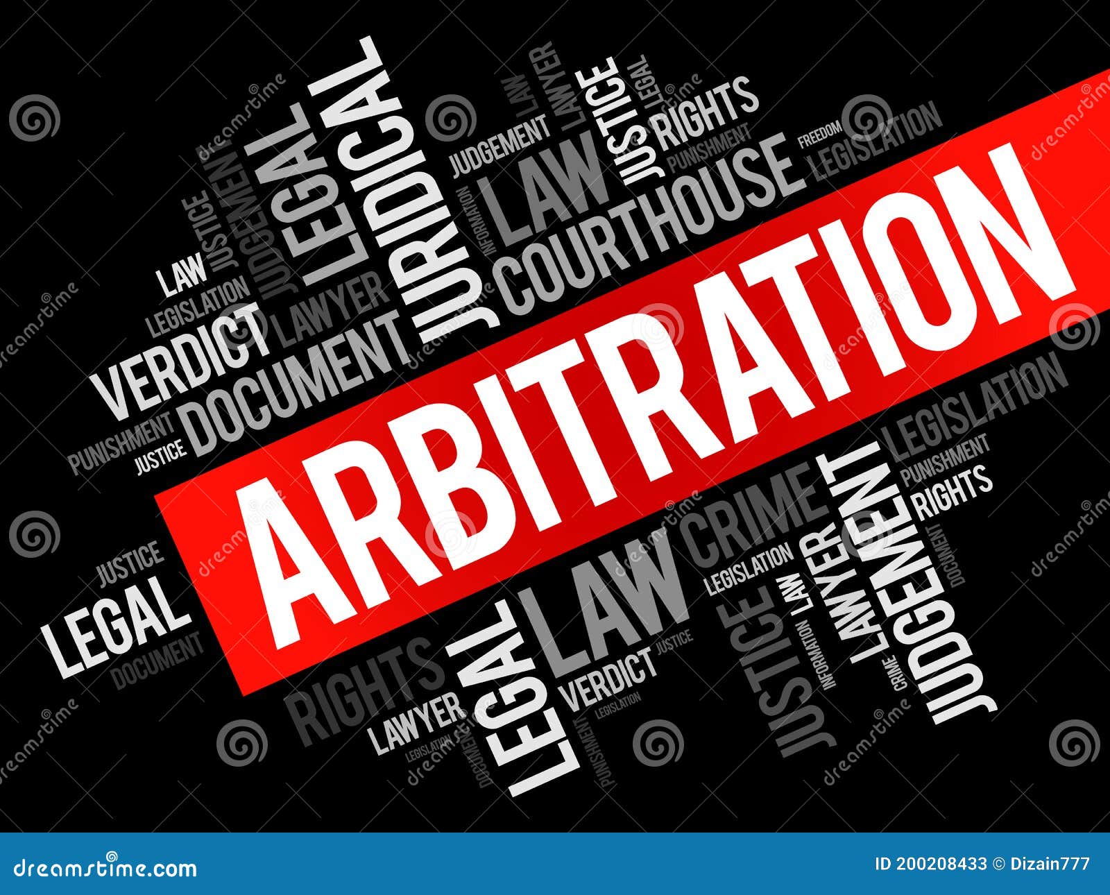 Arbitration Word Cloud Collage Stock Photography | CartoonDealer.com ...