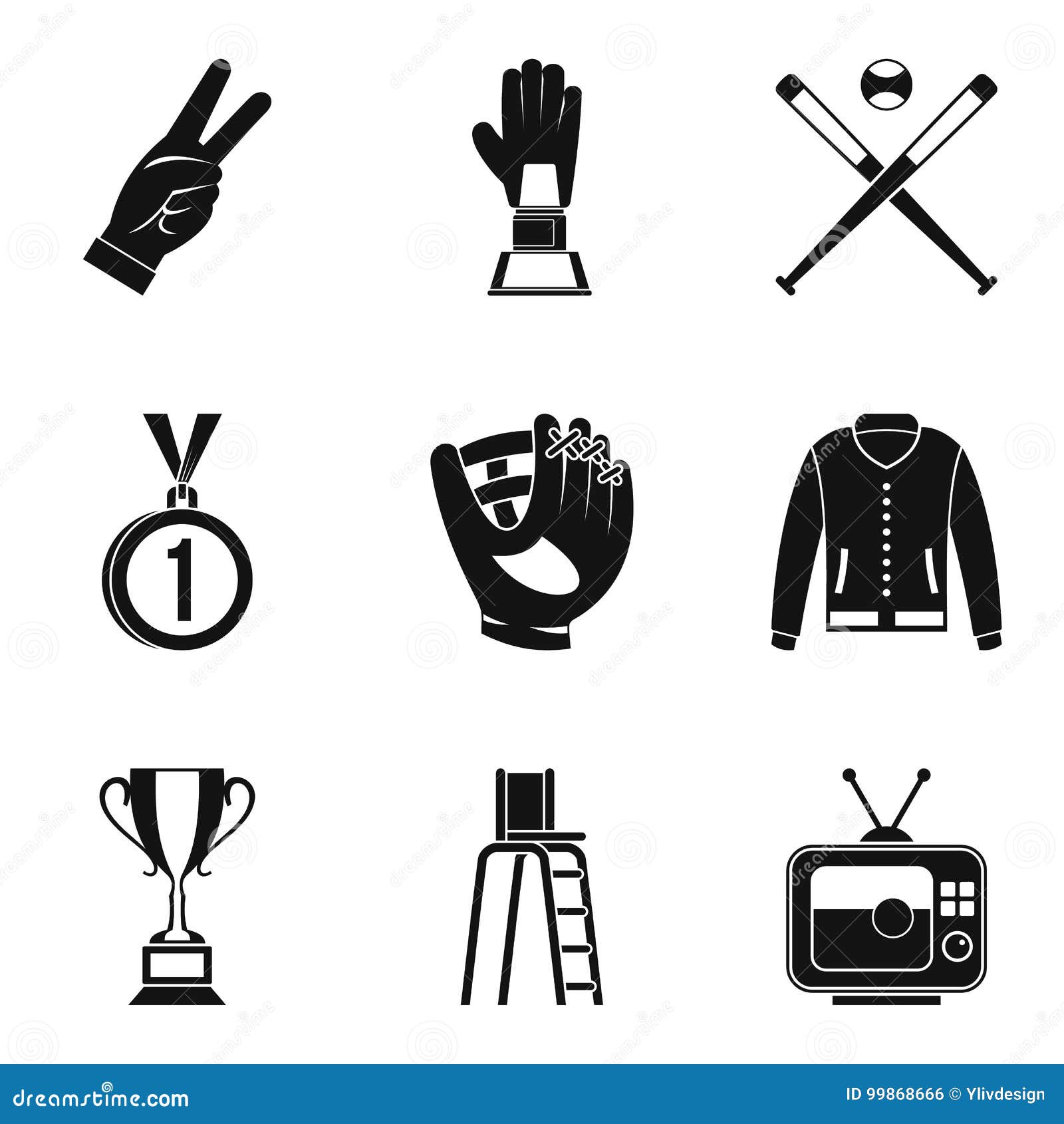 Arbitrator Icons Set, Simple Style Stock Vector - Illustration of ...