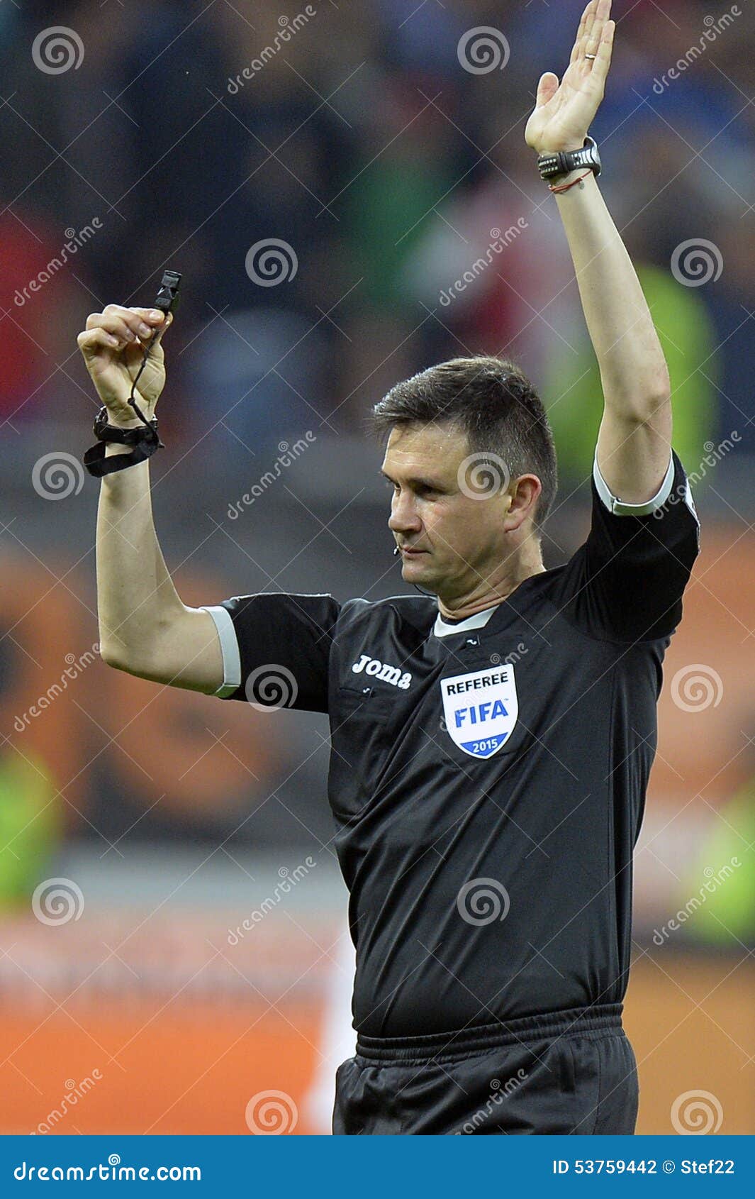 Arbitro Di Calcio, Cristian Balaj Fotografia Editoriale - Immagine di ...