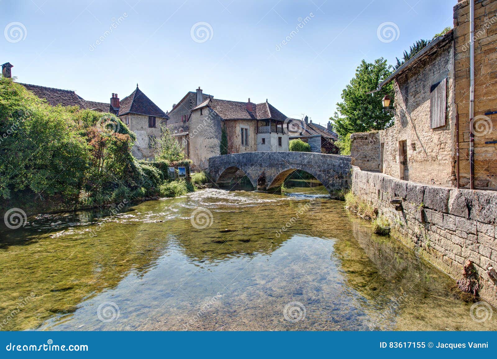 Arbois Jura France image stock. Image du passerelle, histoire - 83617155