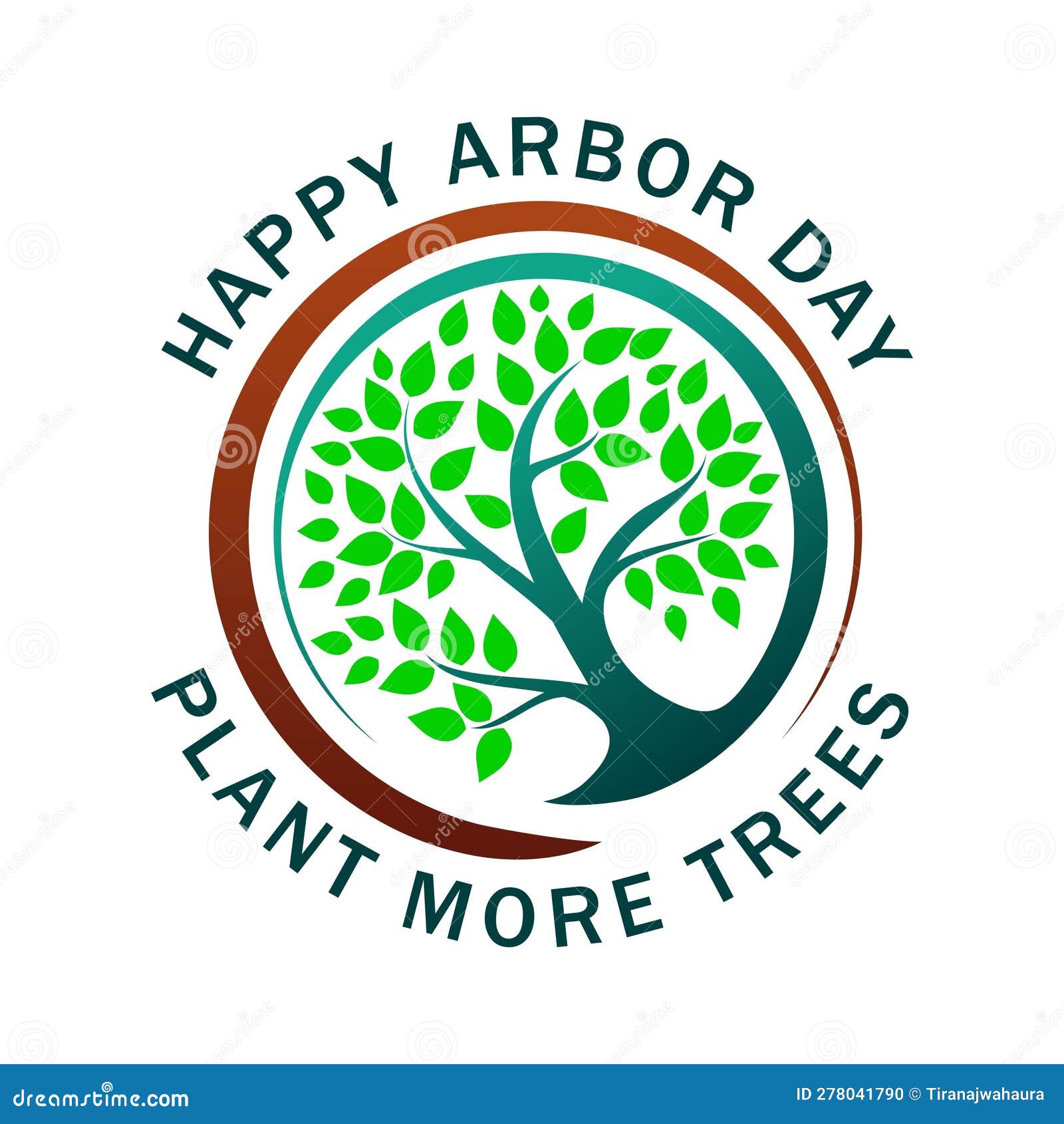 World Environment Day, Reforesting Arbor Day Symbol Vector Illustration ...