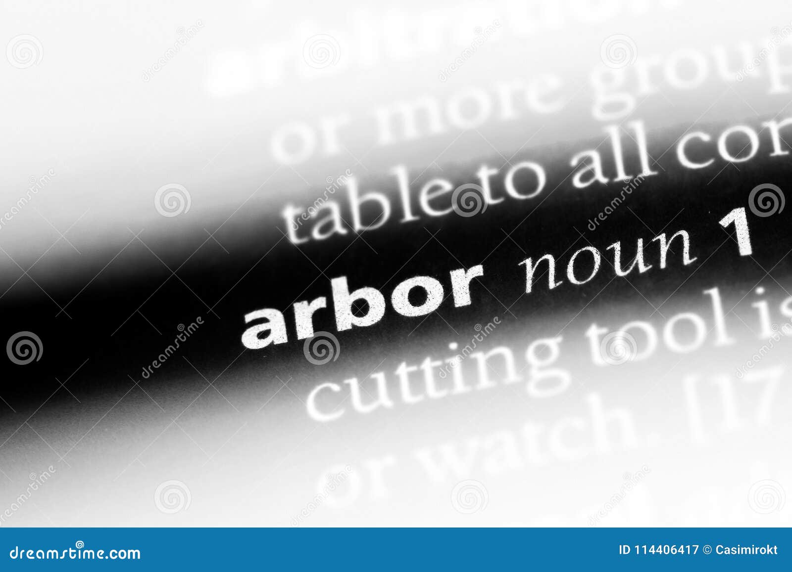 Arbor stock image. Image of info, paper, definition - 114406417