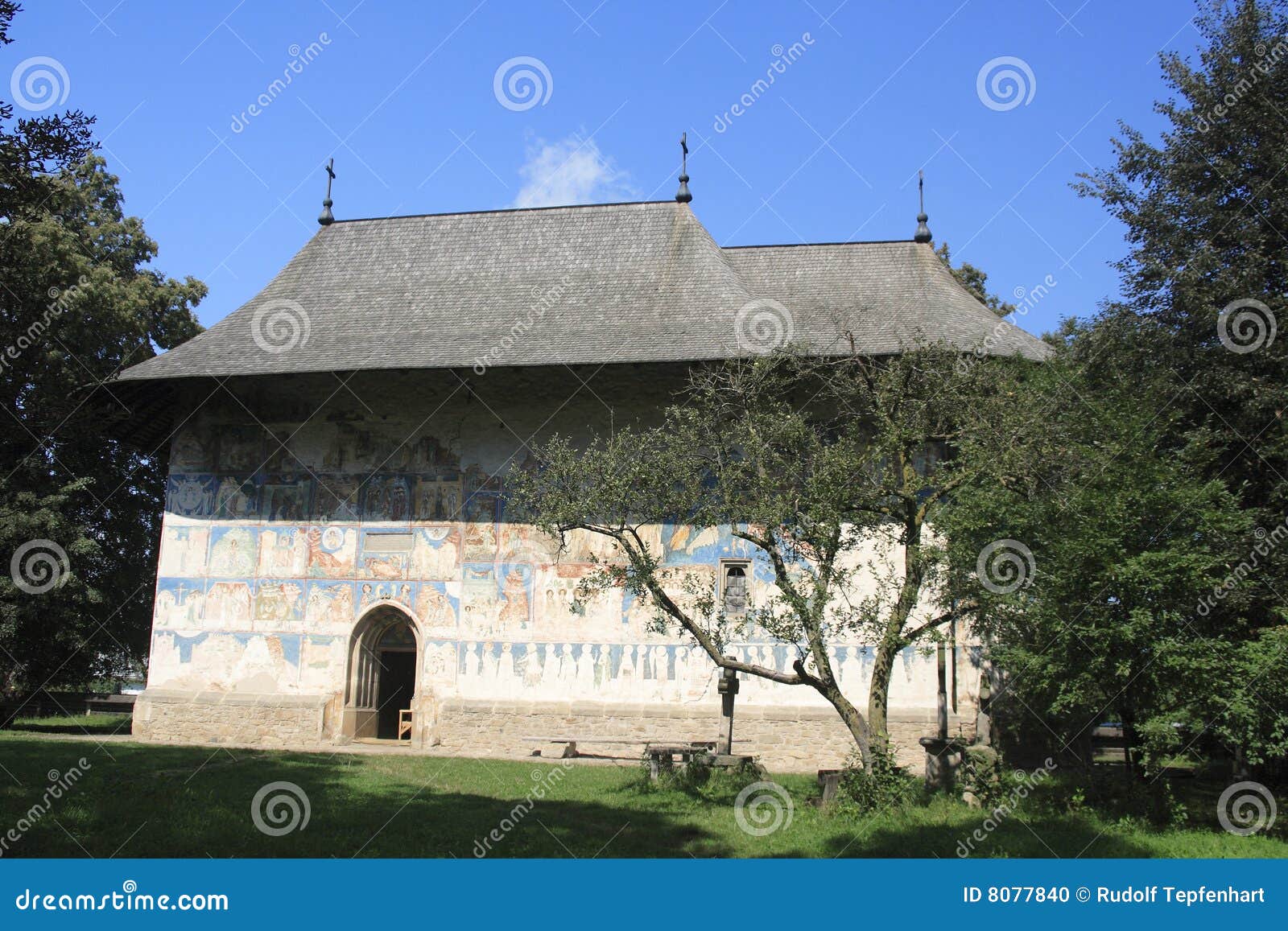 Arbore Monastery stock photo. Image of orthodox, exterior - 8077840