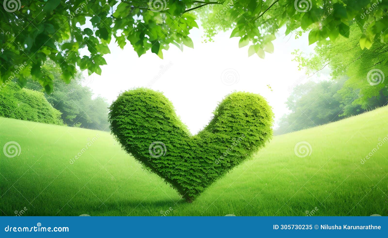 Arboreal Affection: a Heart Formed by Nature S Embrace. Stock ...