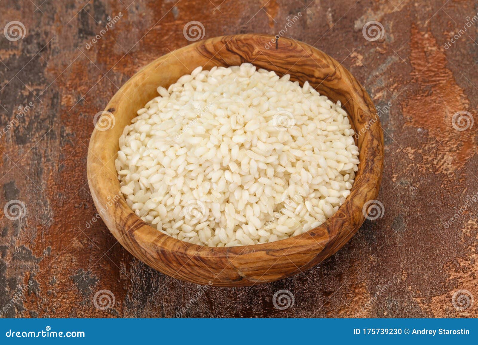 Arborio Rice for Italian Risotto Stock Photo - Image of plant, risotto ...