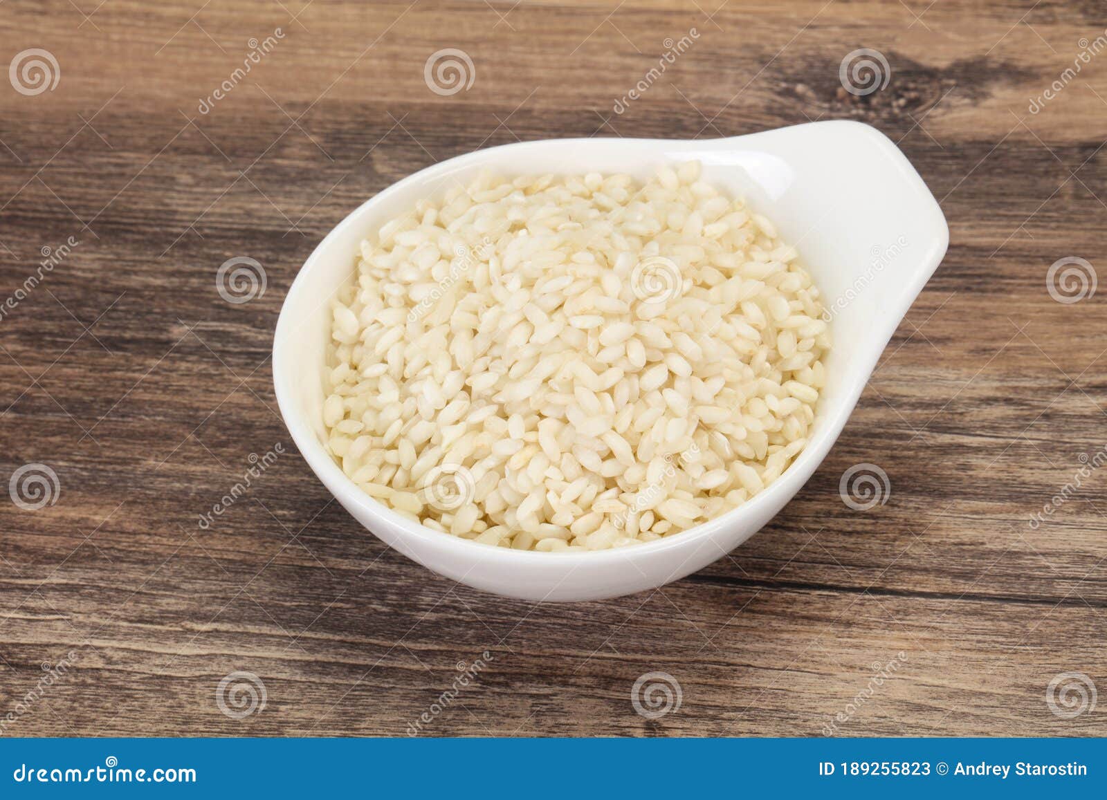 Arborio Rice for Italian Risotto Stock Image - Image of macro, diet ...