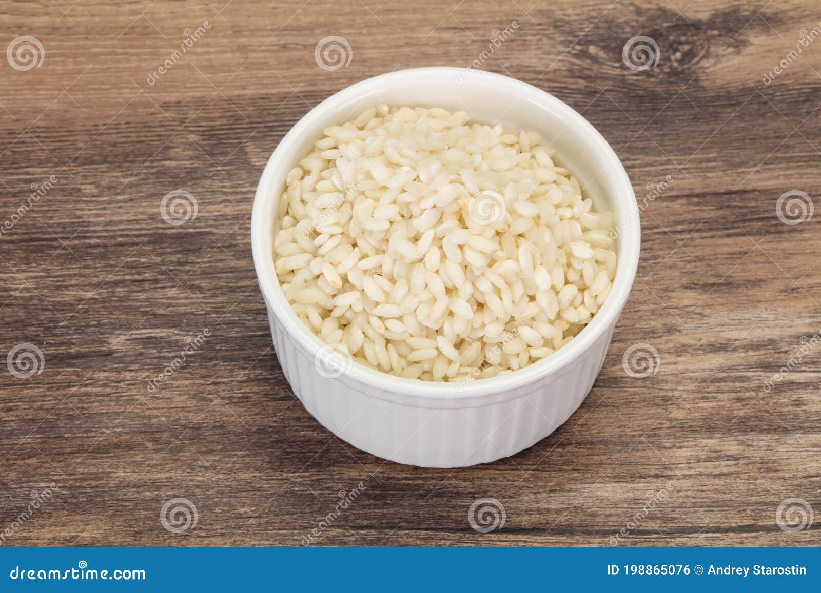 Arborio Rice for Italian Risotto Stock Photo - Image of round, plant ...