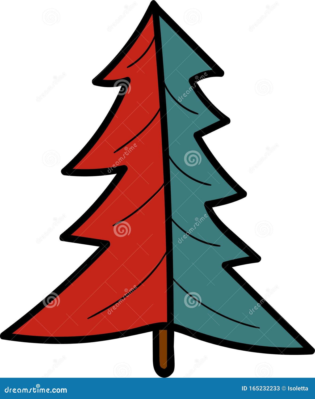 Arbre de sapin vectoriel illustration de vecteur. Illustration du fond ...