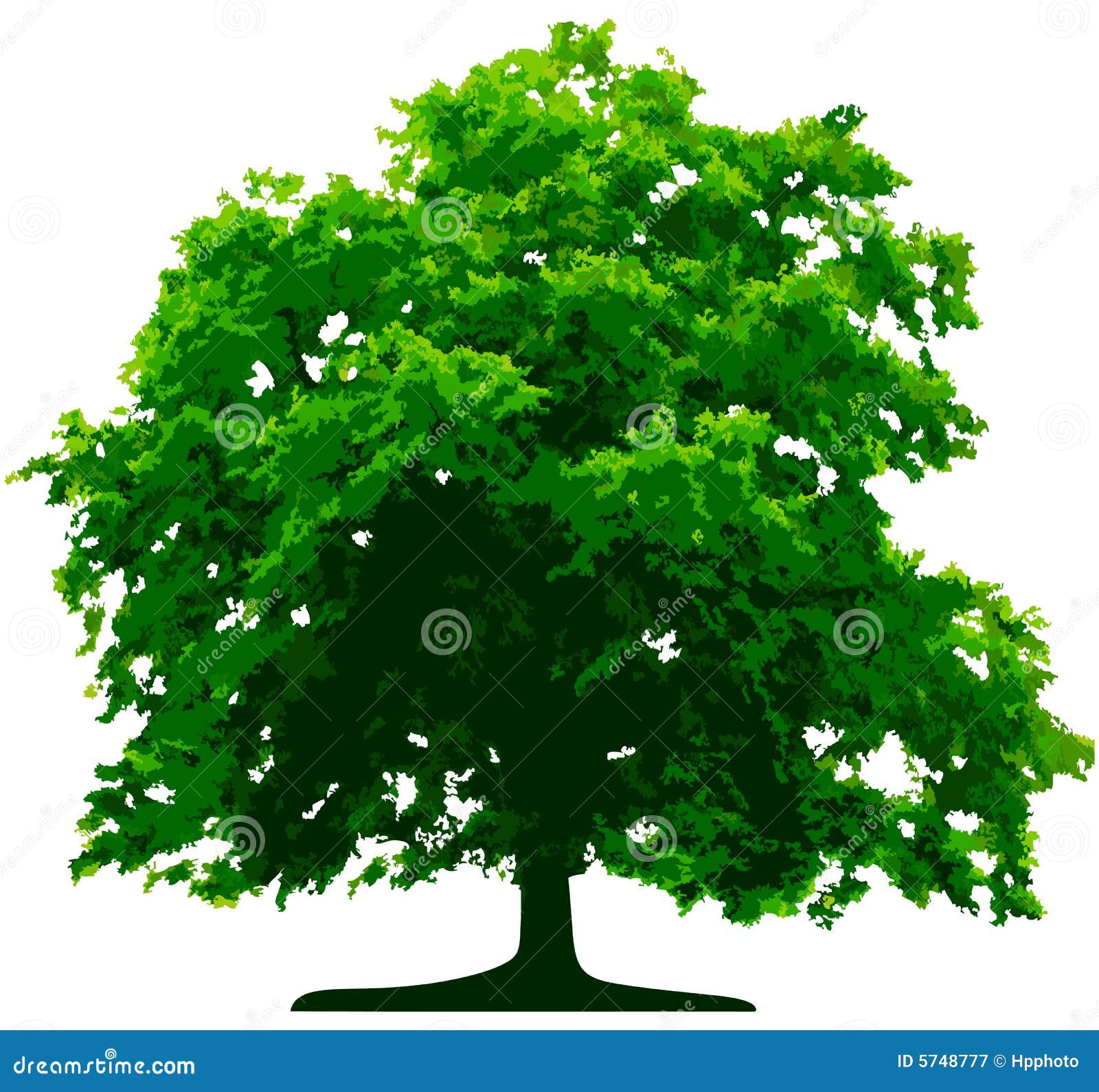 Arbre de vecteur illustration de vecteur. Illustration du pointeau ...