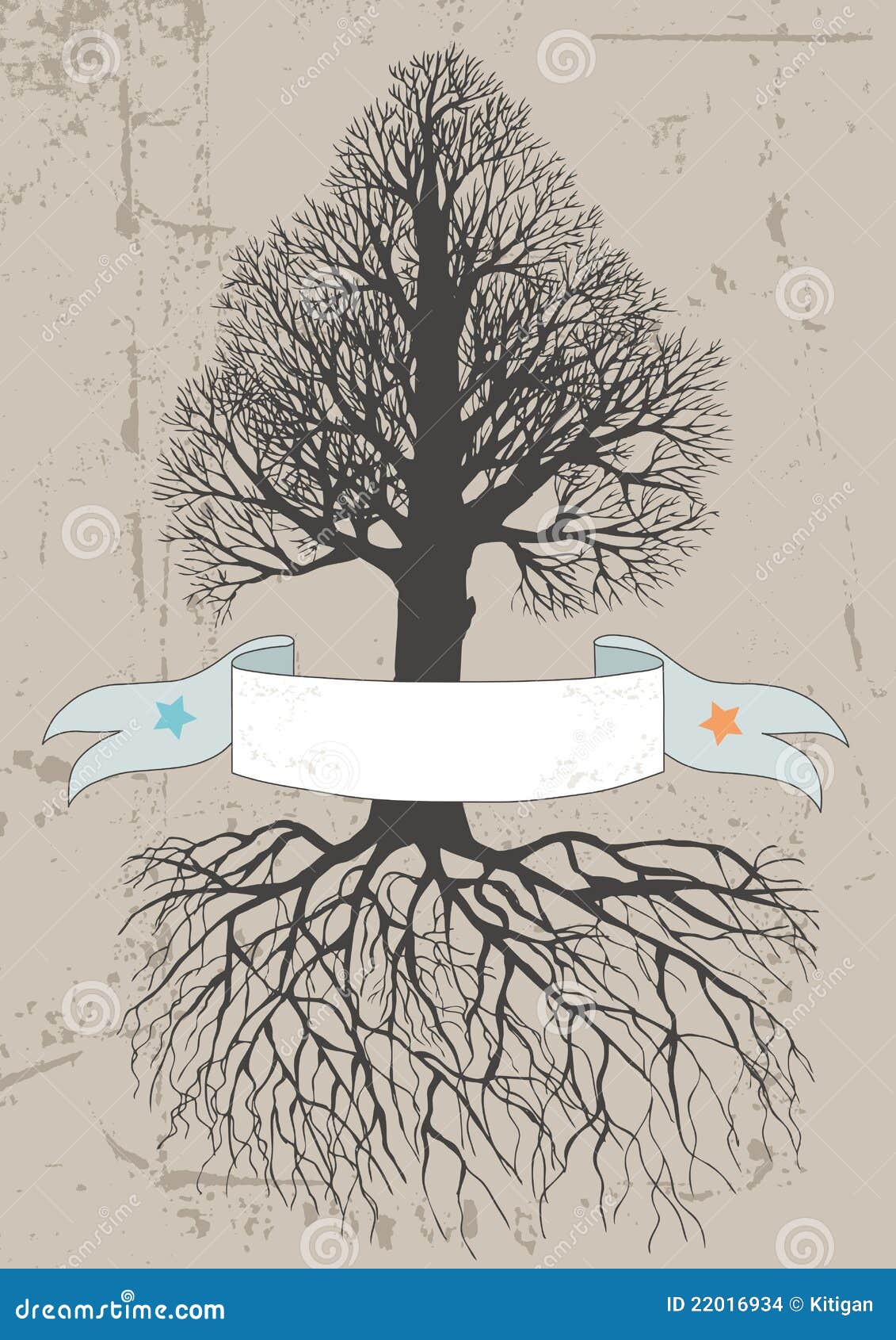 Arbre et drapeau illustration de vecteur. Illustration du nature - 22016934