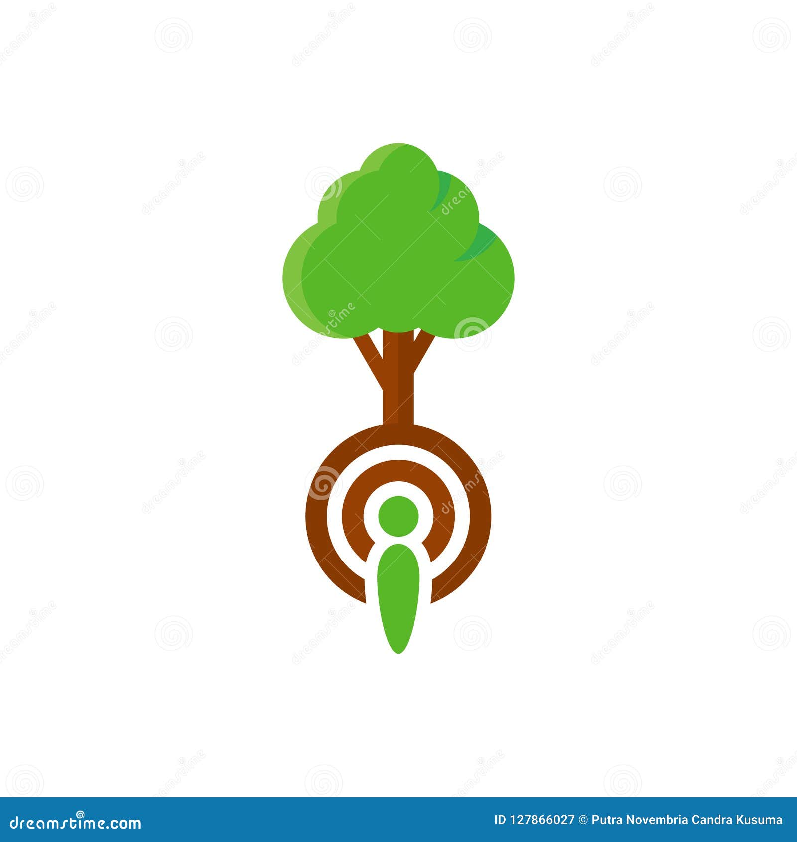 Arbre Logo Icon Design De Signal Illustration de Vecteur - Illustration ...