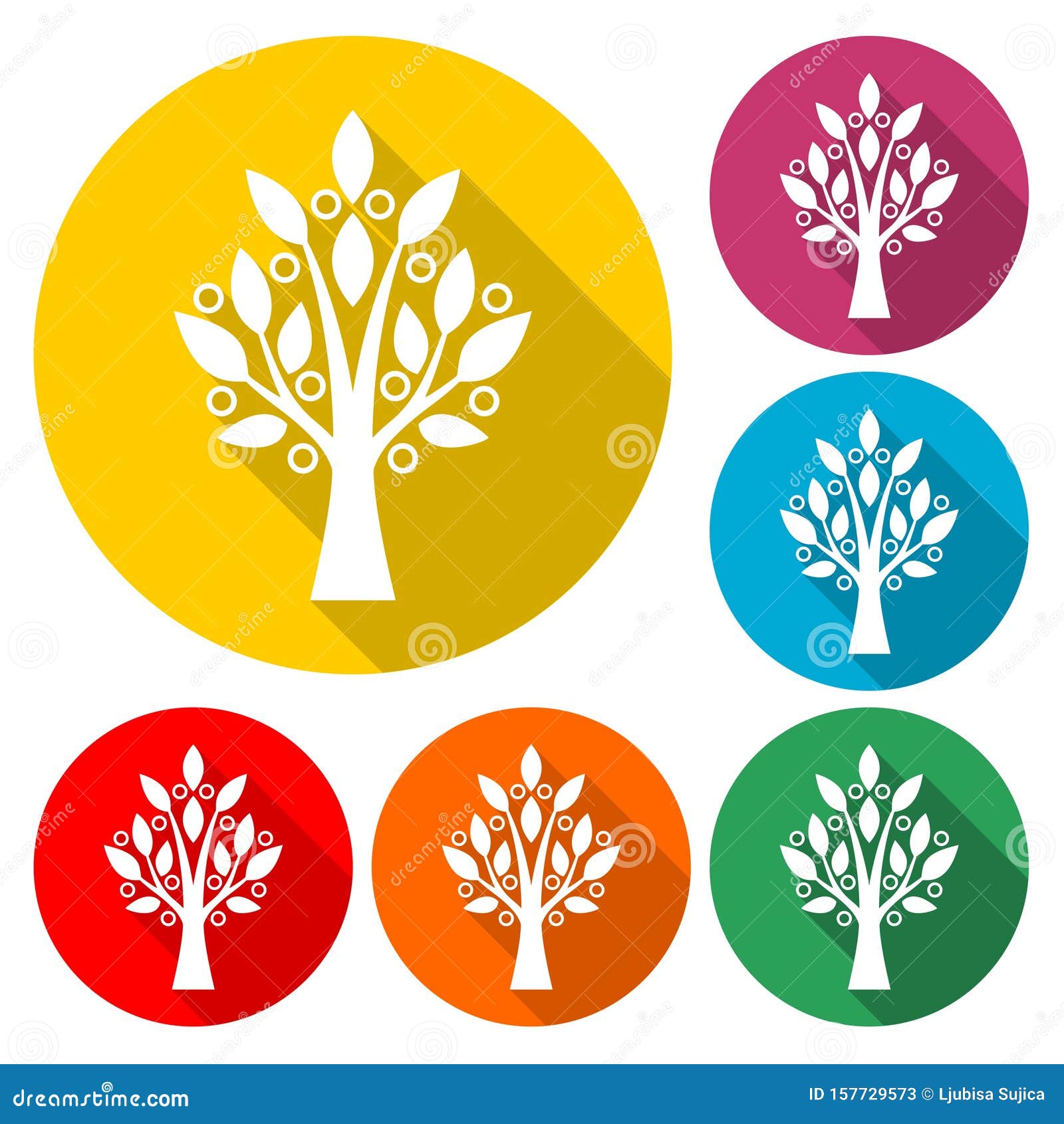 Arbre Simple - Illustration Illustration de Vecteur - Illustration du ...