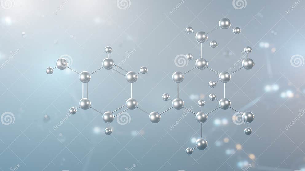 Arbutin Molecular Structure, 3d Model Molecule, Glycoside, Structural ...