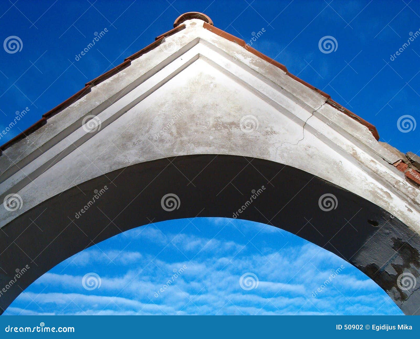 Arc stock photo. Image of blue, building, historical, plaster - 50902