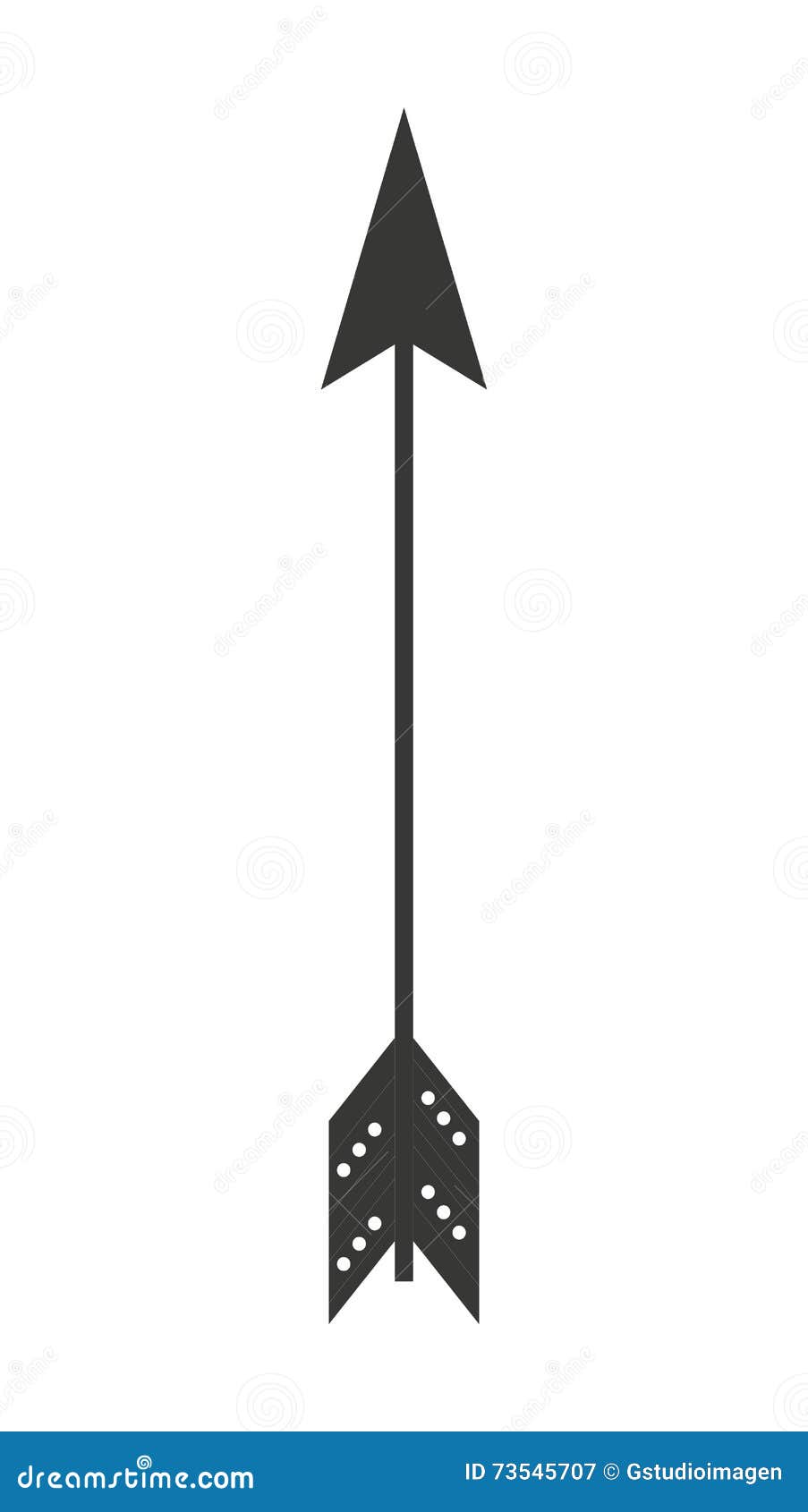 Arc Arrow Upwards Isolated Icon Design Stock Illustration ...