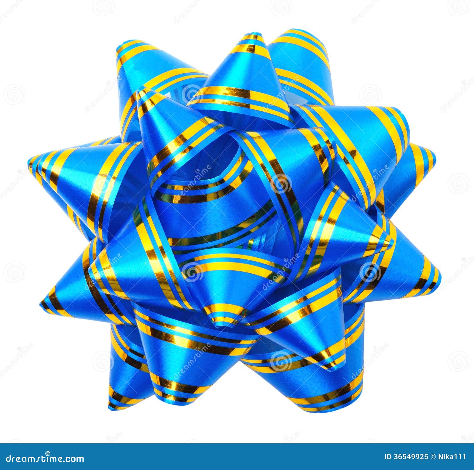 Arc bleu image stock. Image du fête, bande, rouge, cadeau - 36549925