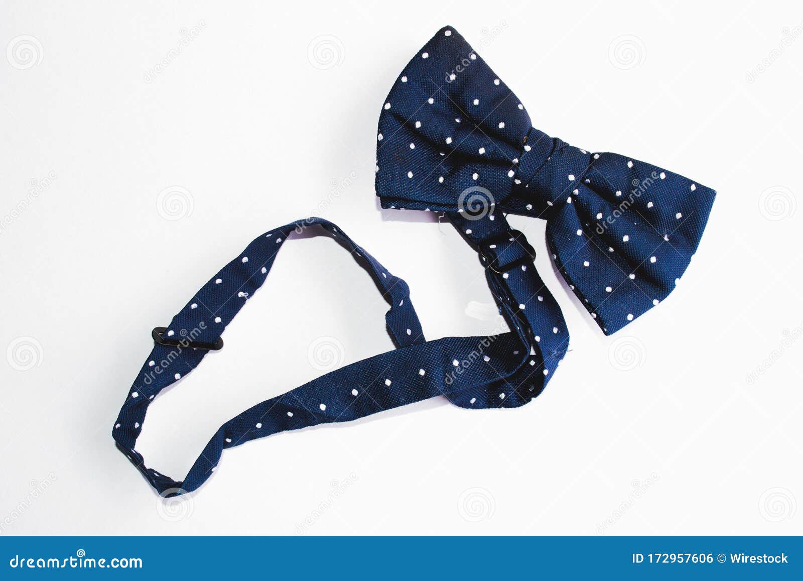 Arc Bleu Avec Des Points Blancs Sur Fond Blanc Photo stock - Image du ...