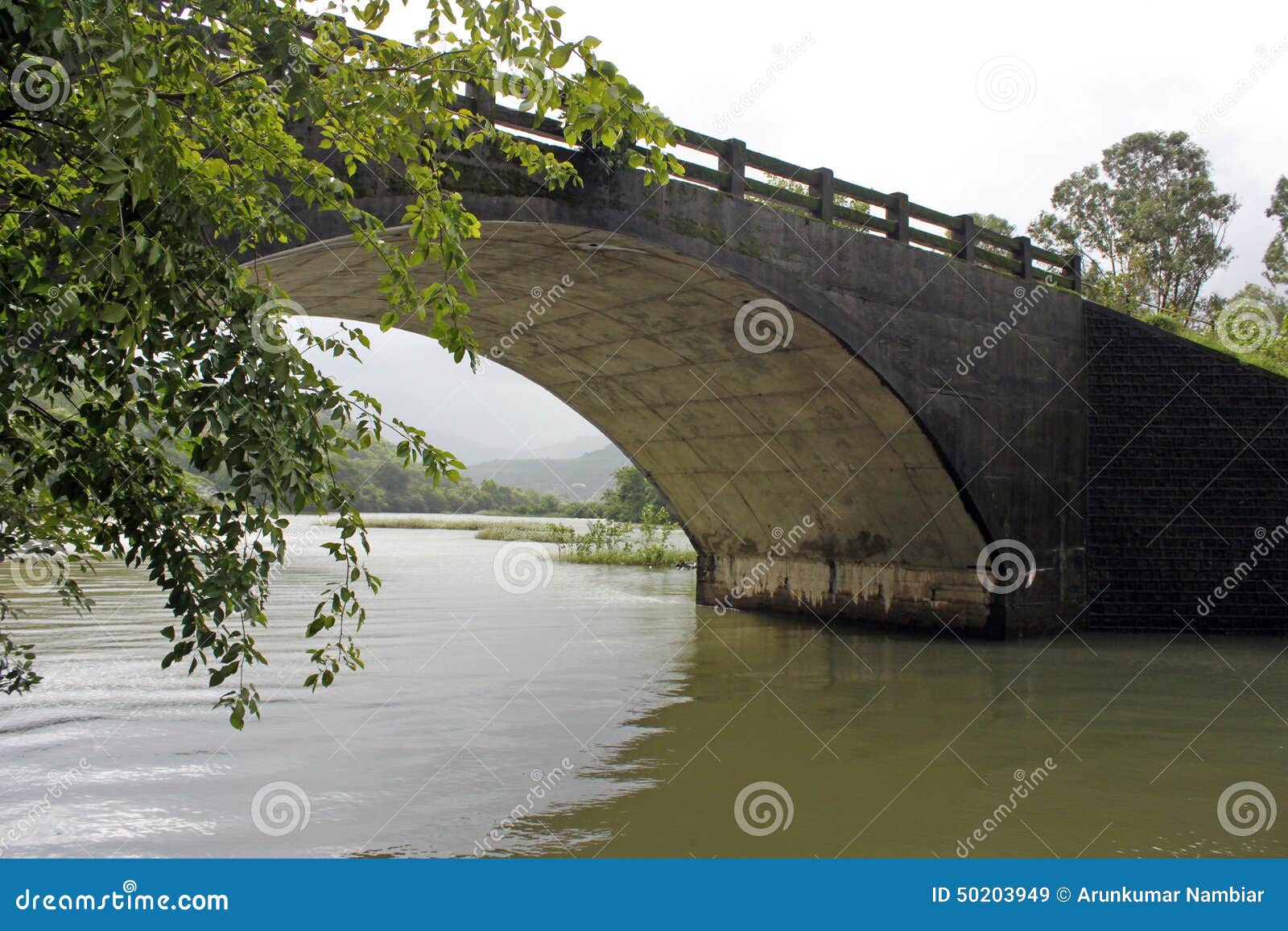 Arc Bridge stock image. Image of calm, india, landscape - 50203949