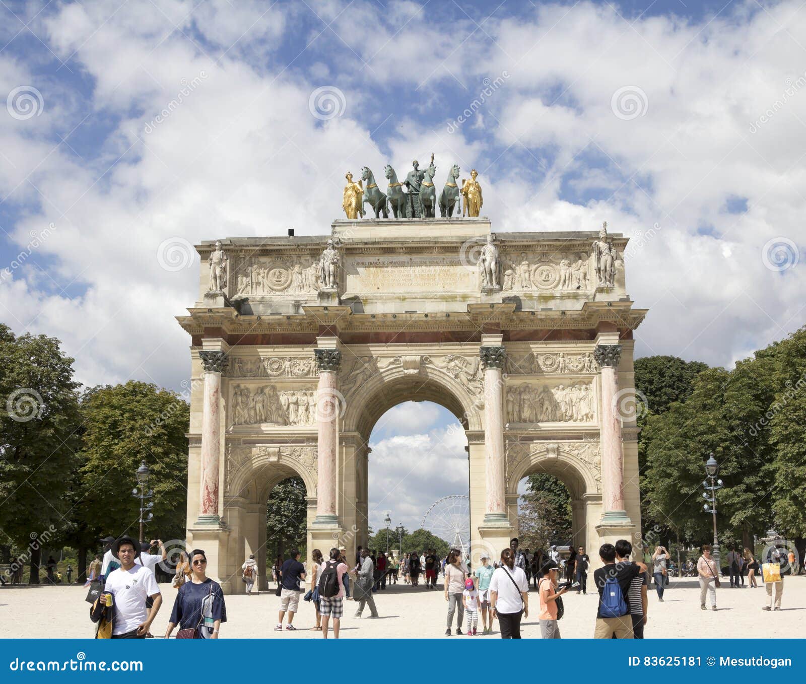 Arc Carrousel De Du Triomphe 编辑类照片 - 图片 包括有 室外, 天窗: 83625181