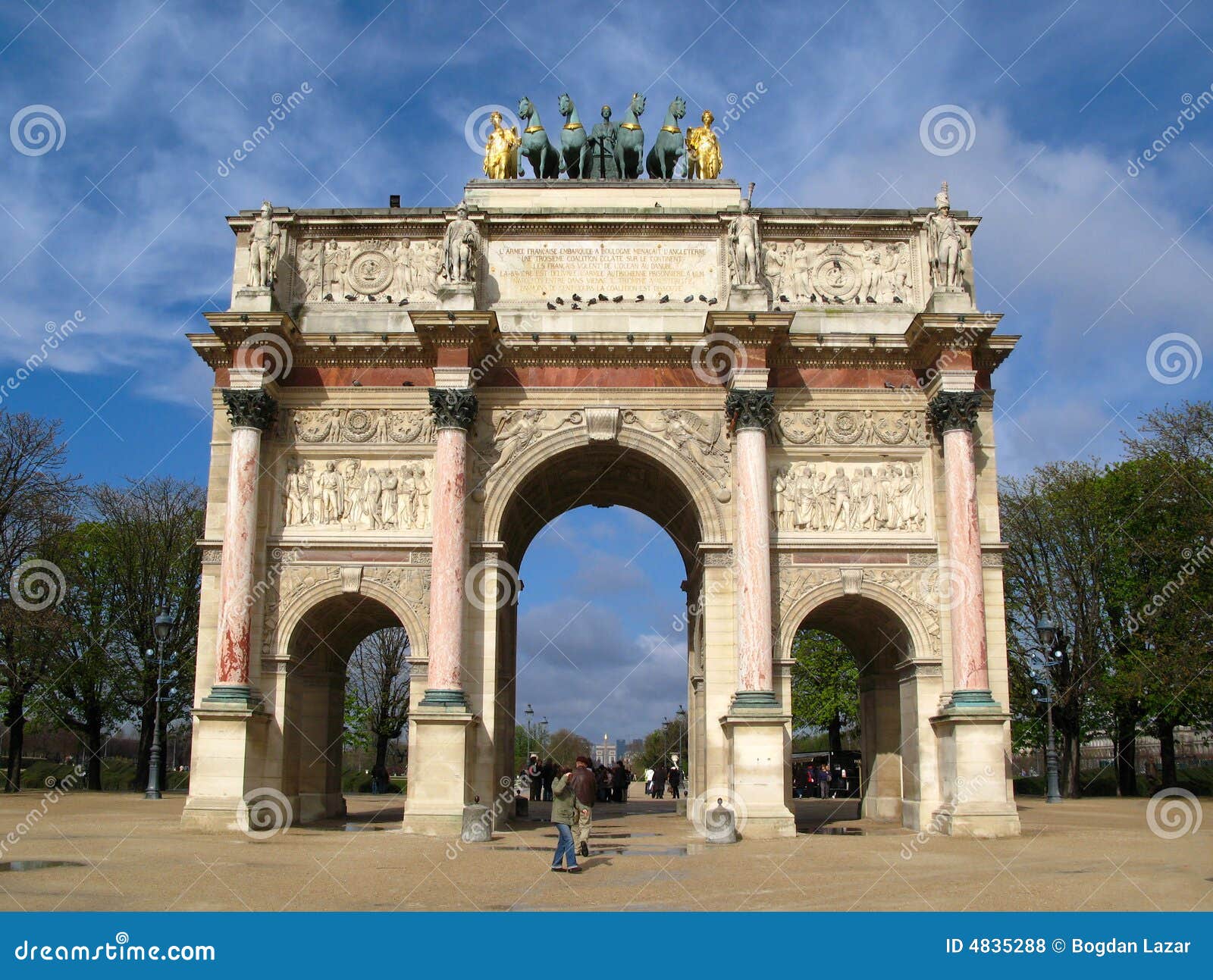 Arc De Triomphe Du Carrousel, París, Francia Foto de archivo editorial ...