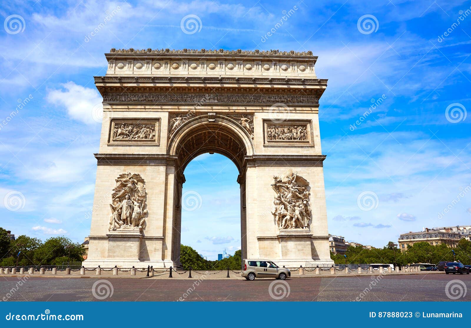 Arc De Triomphe Stock Image | CartoonDealer.com #7734547