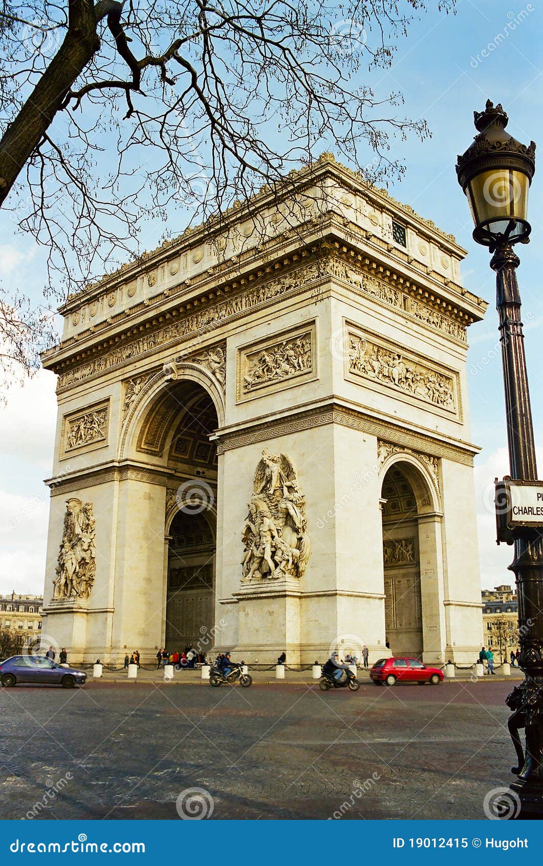 Arc De Triomphe, Paris France Stock Image - Image of elysees ...