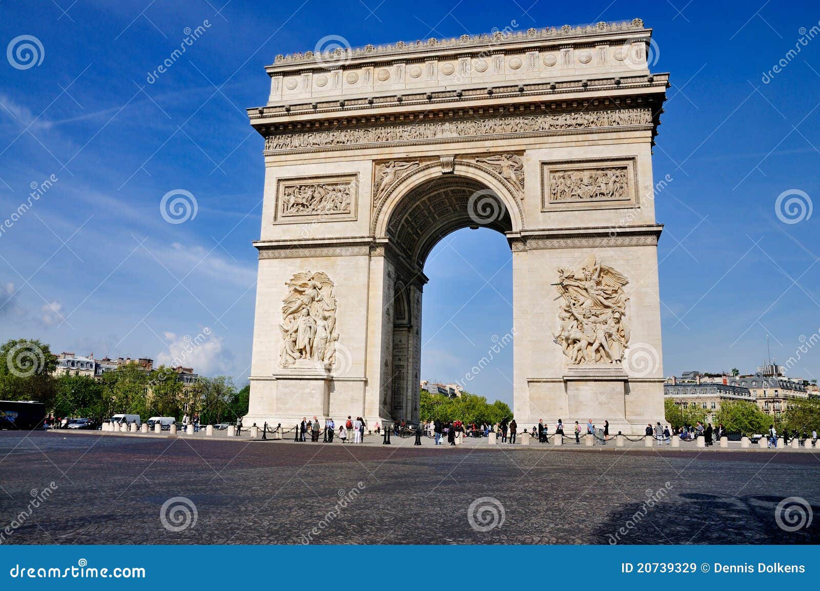 Arc De Triomphe, Paris, France Editorial Stock Image - Image of france ...