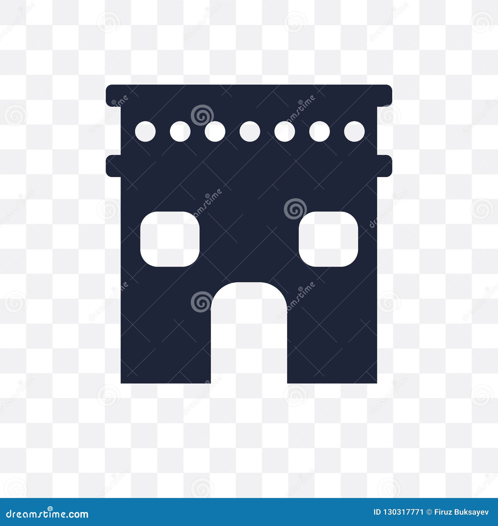 Arc De Triomphe Transparent Icon. Arc De Triomphe Symbol Design Cartoon ...